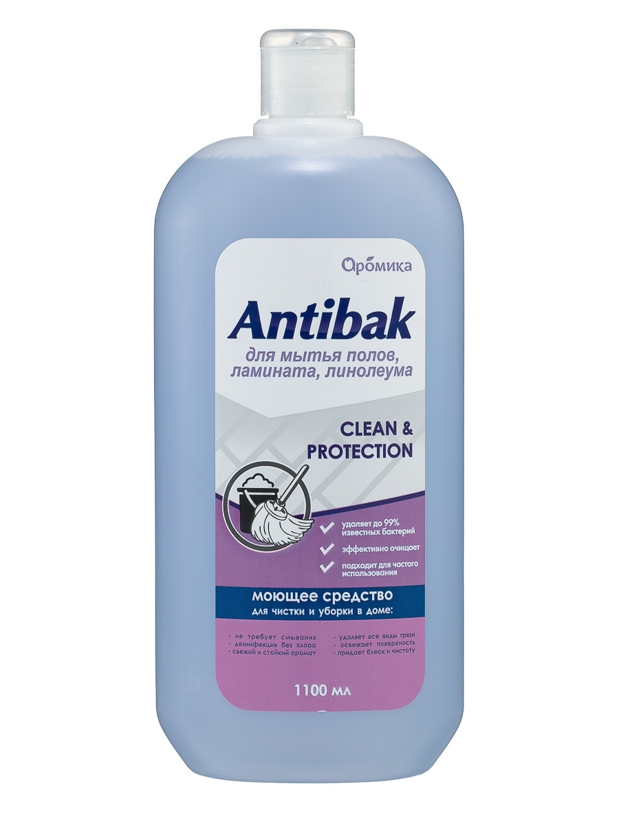 Средство для мытья полов Antibak Clean & Protection - купить в интернет ...
